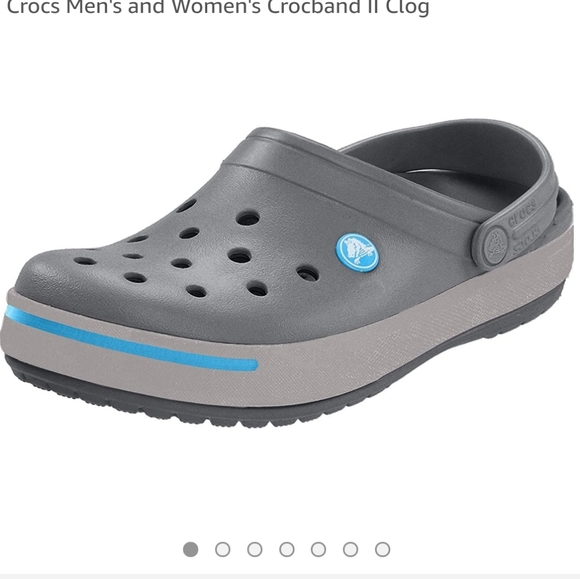 CROCS | Shoes | Nwt Crocs Crocband Ii Clogs In Light Gray | Poshmark